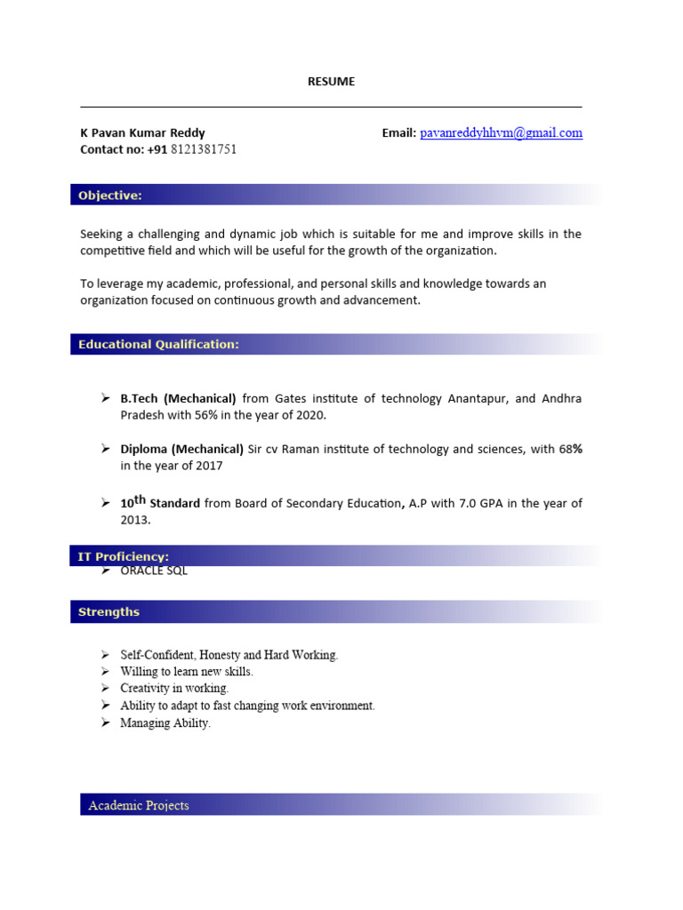 CG Resume | PDF