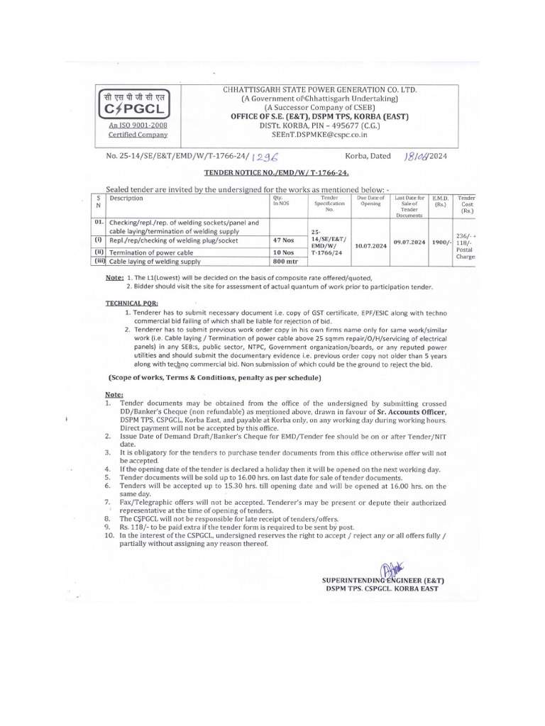 Nit Tender TD4428 | PDF