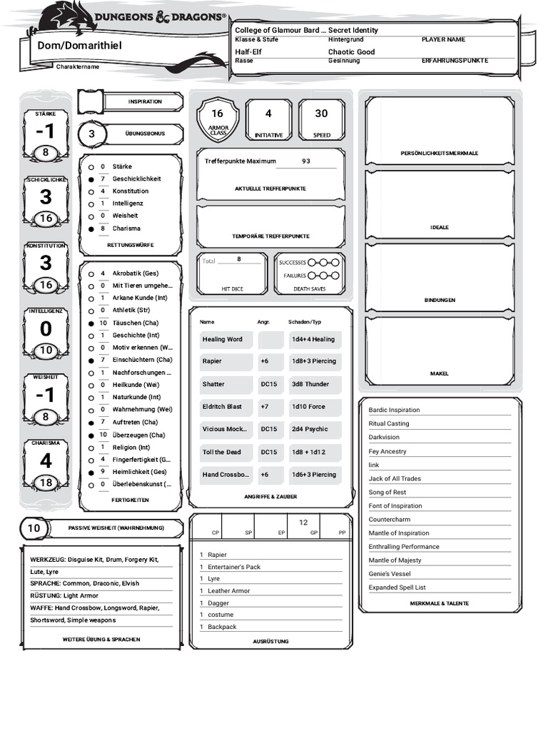 1390-Domarithiel Barde Char | PDF