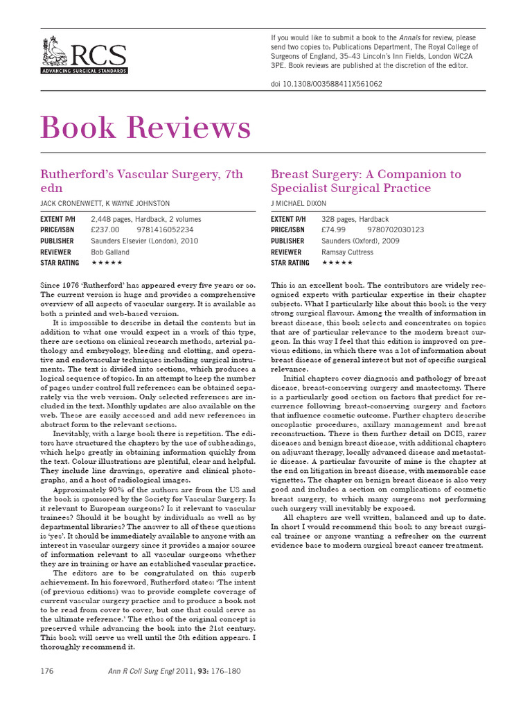 Rutherford S Vascular Surgery 7th Edn Sjuwewahlc | PDF | Surgery ...