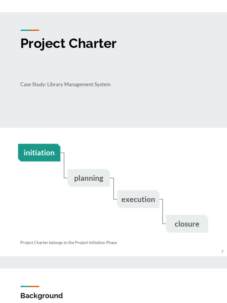 1 Project Charter | PDF | Libraries | Risk Management