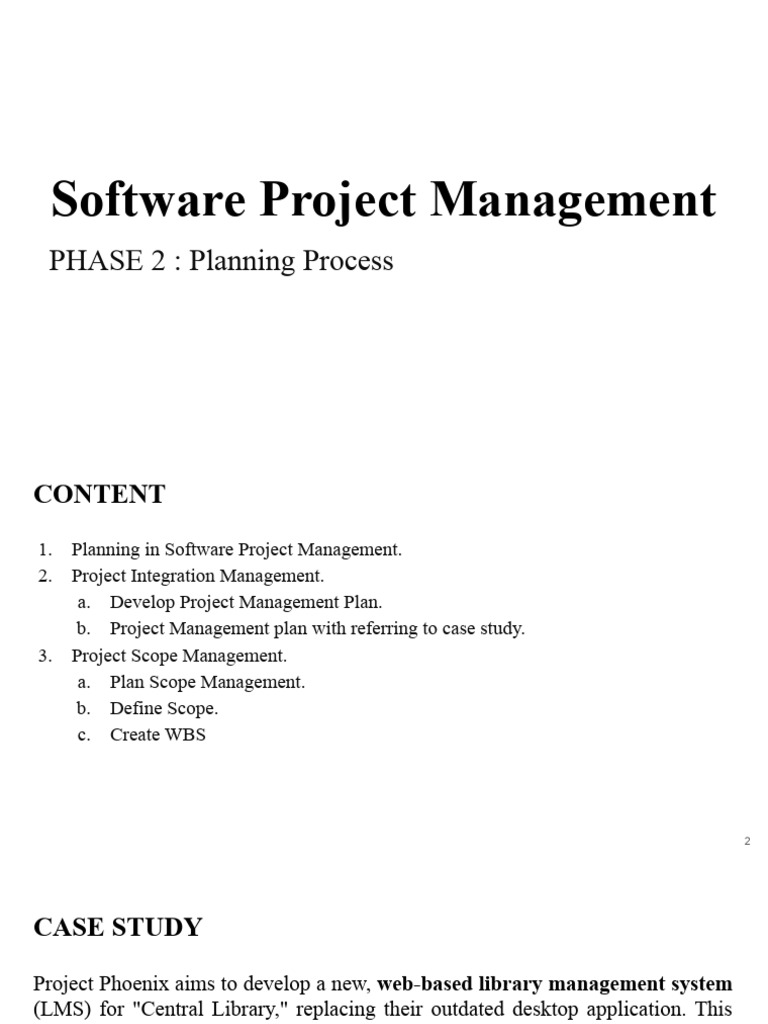 2 Planning Phase | Download Free PDF | Project Management | Agile ...