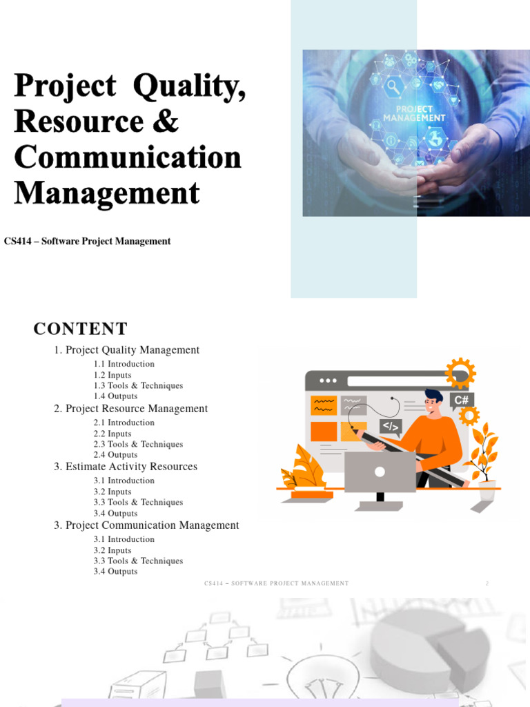 5 Project Quality, Resource & Communication Management | PDF | Project Management | Communication