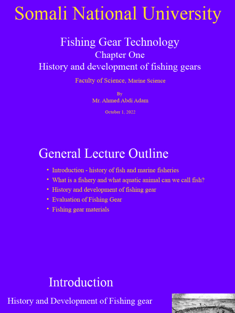 Fishing Gear Technology-BU Chapter 1 | PDF | Fibers | Sonar
