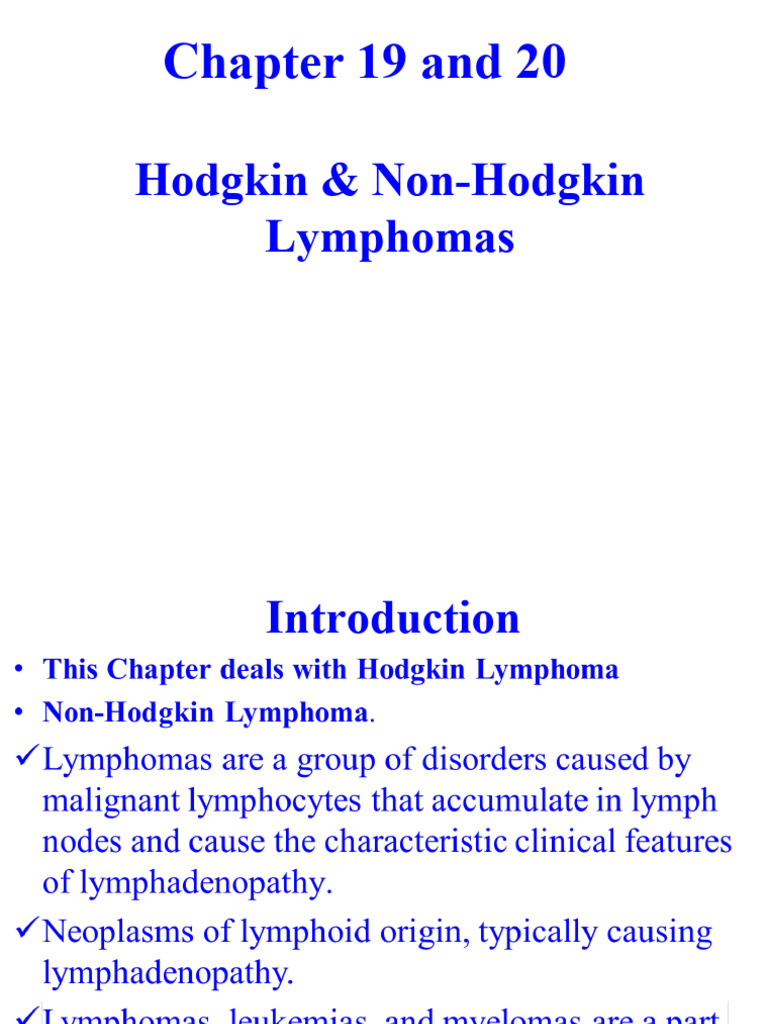 Chapter 19 20 Lymphoma | PDF | Lymphoma | B Cell