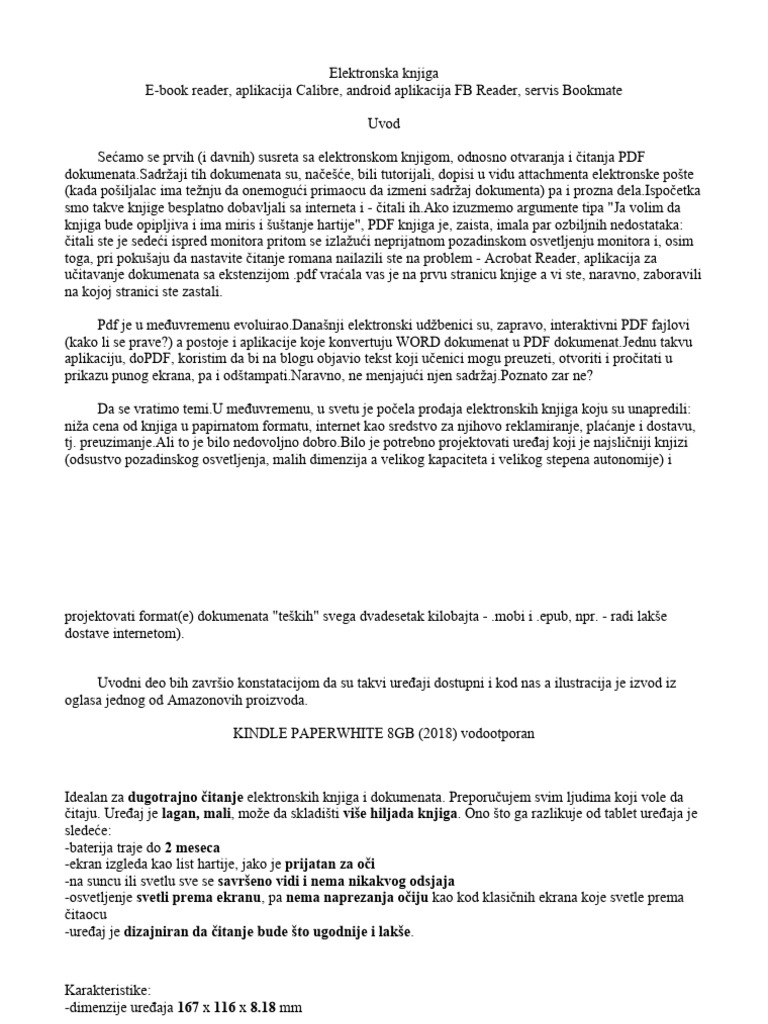 Elektronska Knjiga | PDF