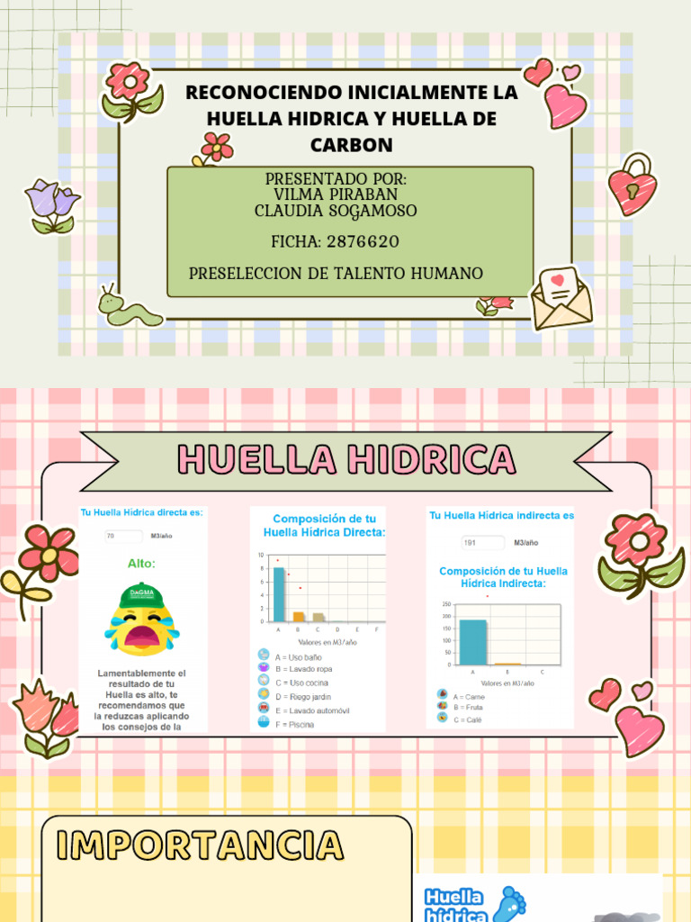 Huella Hidrica y Huella de Carbono | PDF | Agua | Residuos