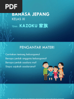 Materi Ajar Kazoku | PDF