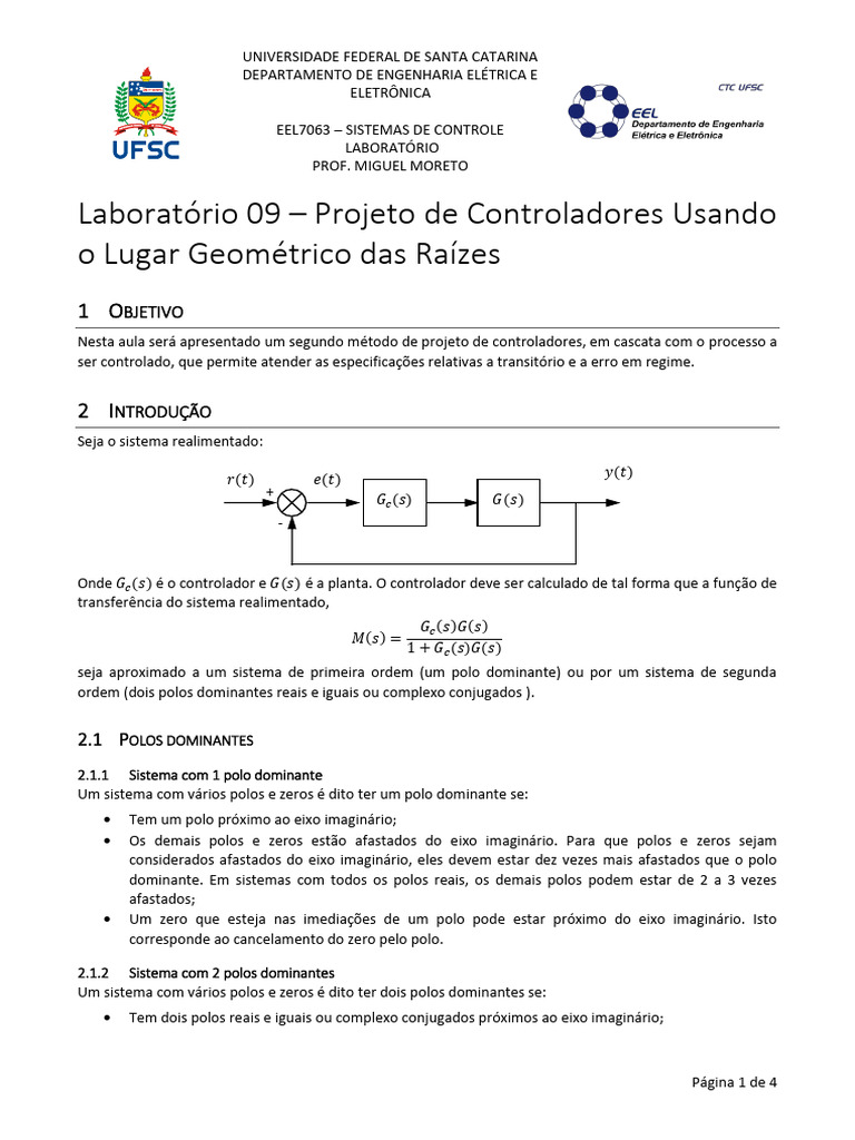 Roteiro Lab09 | PDF | Engenharia | Engenharia Elétrica
