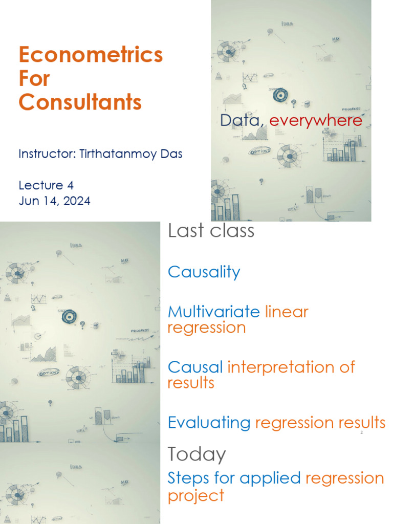 Lec 4EFCFull | PDF | Linear Regression | Robust Statistics