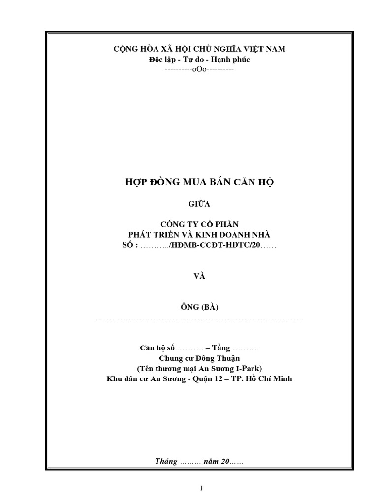 Hop Dong Mua Ban .04.19 | PDF