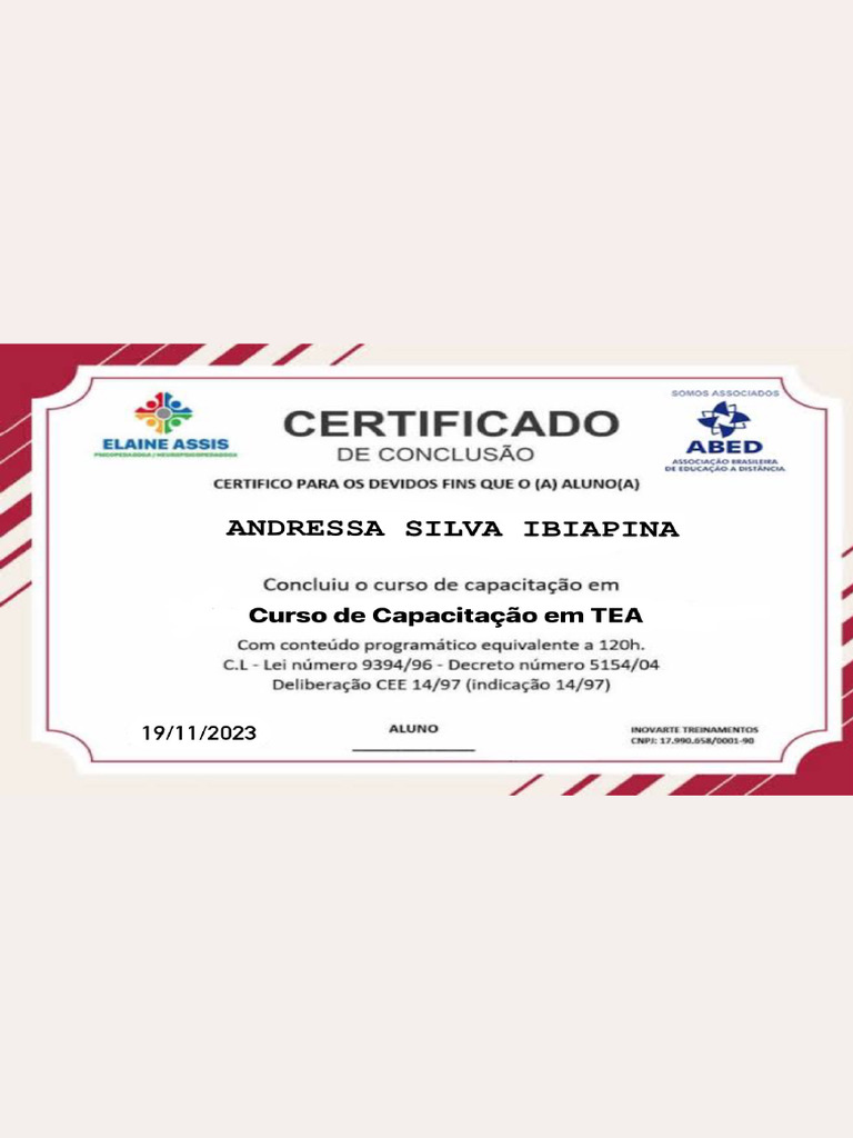 Certifica Do | PDF