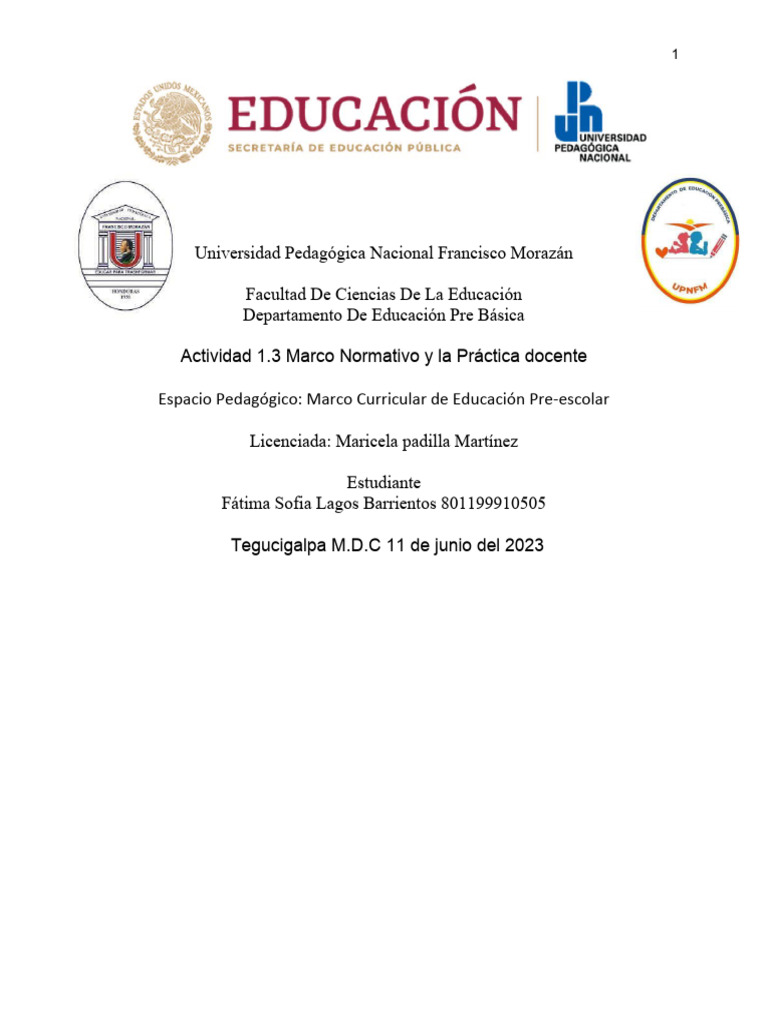 Act. 3 Bloque 1 Ley general de Educación año 2019 | Descargar gratis PDF | Educación de la ...