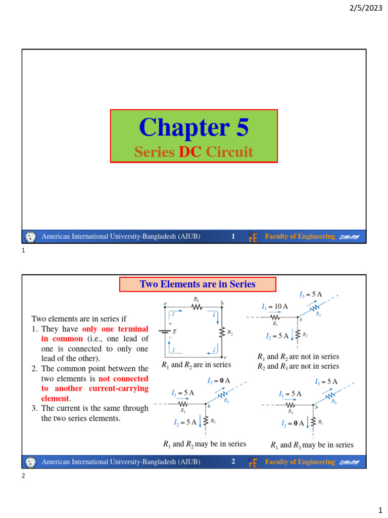 Mid IEC Lec04 to Lec05 | Download Free PDF | Series And Parallel ...