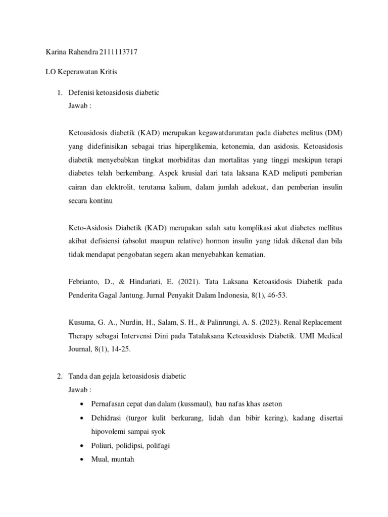 Karina Rahendra 2111113717-Lo Tutirial Kritis | PDF | Sains & Matematika