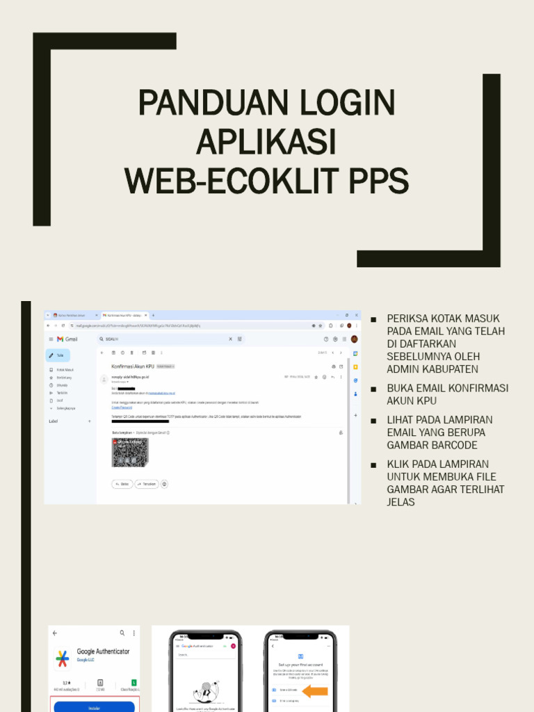Tata Cara Login Aplikasi Ecoklit Pps | PDF | Karier & Perkembangan | Bisnis