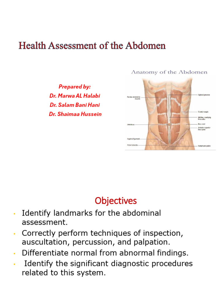 8.abdominal Assessment | PDF | Abdomen | Pulse