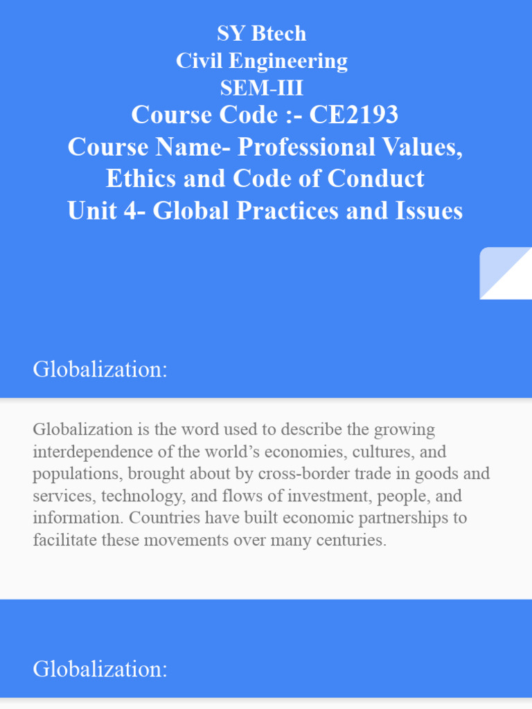 Unit 4 Global Trends and Issues | PDF | Climate Change | Green Building