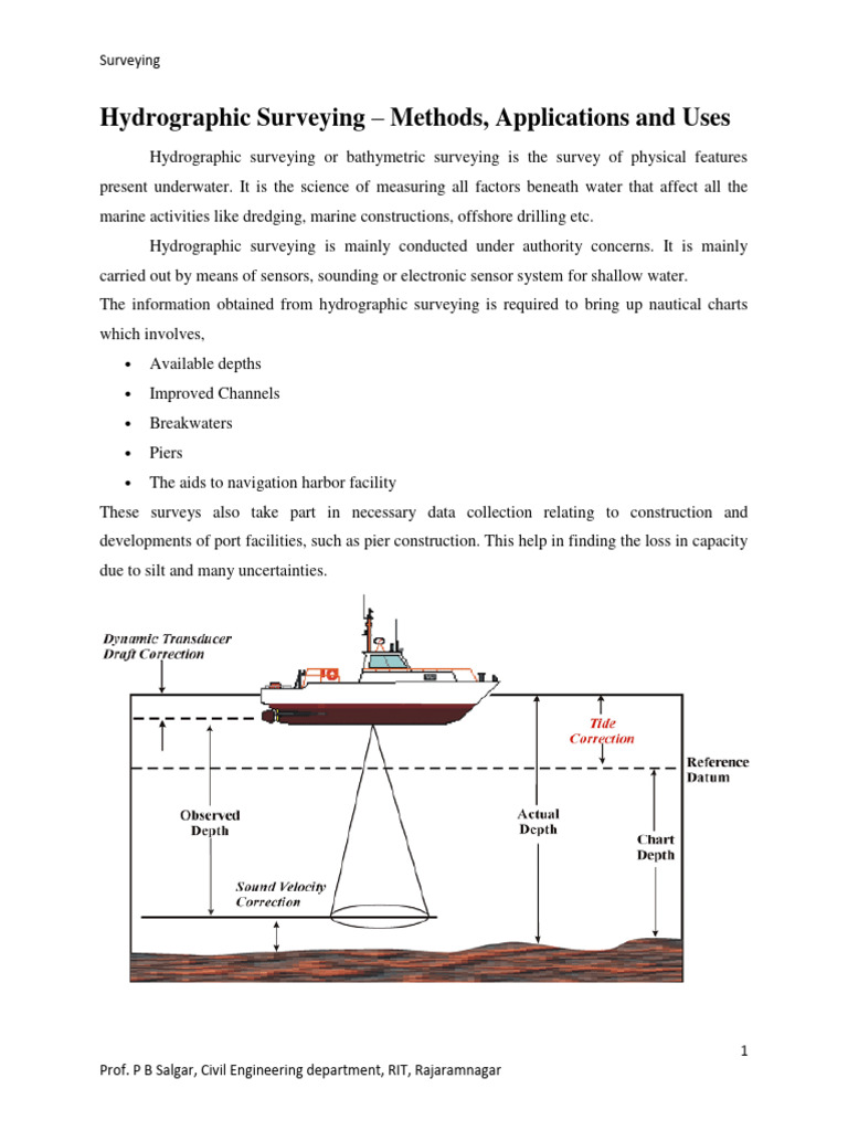 Hydrographic Surveying | PDF | Hydrography | Surveying