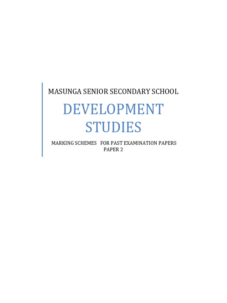 Paper 2 Marking | PDF | Schools | Educational Stages