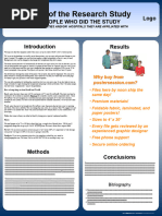 A2 Poster Presentation Template Guide | PDF | Page Layout | Typefaces