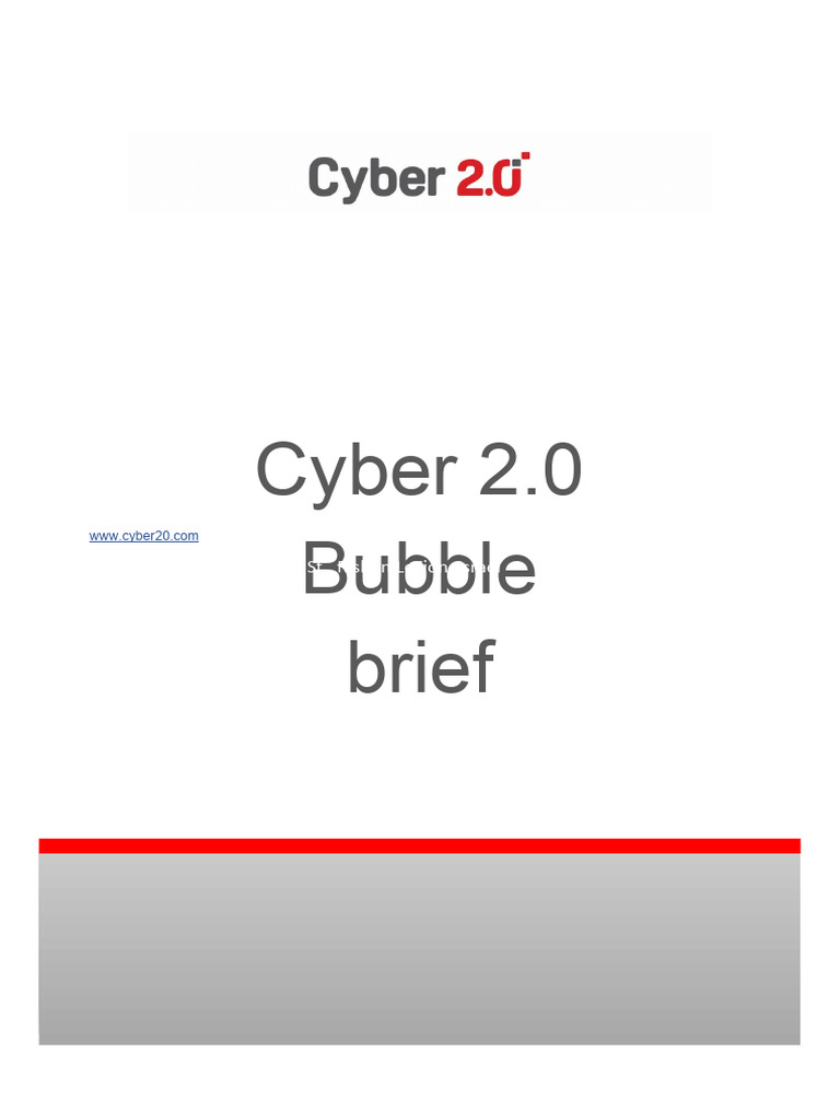 Cyber 2.0 - Bubble | PDF | Computer Security | Security