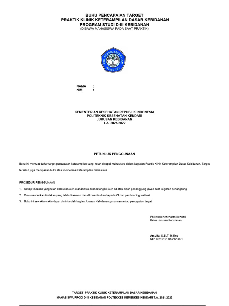 Buku Pencapaian Target Fix | PDF