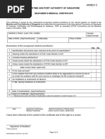 ILO Medical Fitness Certificate for Seafarers | PDF | Blood Pressure ...