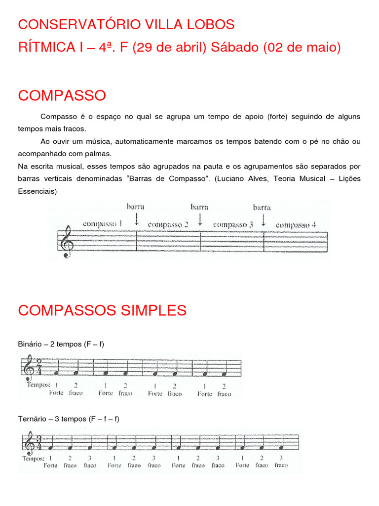 01) Compasso, Fórmula de Compasso, UT e UC | PDF