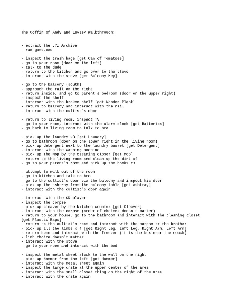 Walkthrough | PDF | Home