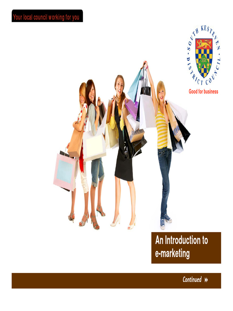 An Introduction To E-Marketing | PDF | World Wide Web | Internet & Web