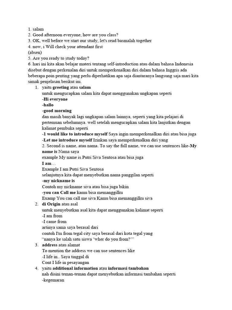 contoh modul ajar SMP 2024 | PDF