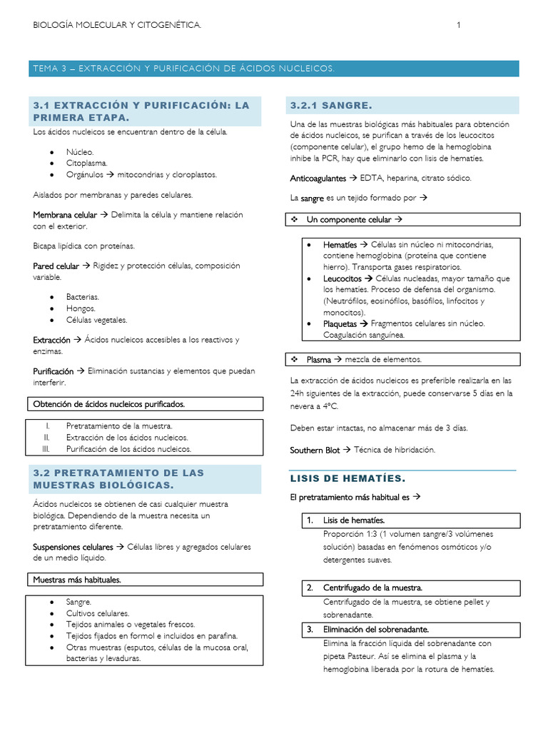 U3 BMC | PDF | Biología Celular) | Precipitación (Química)