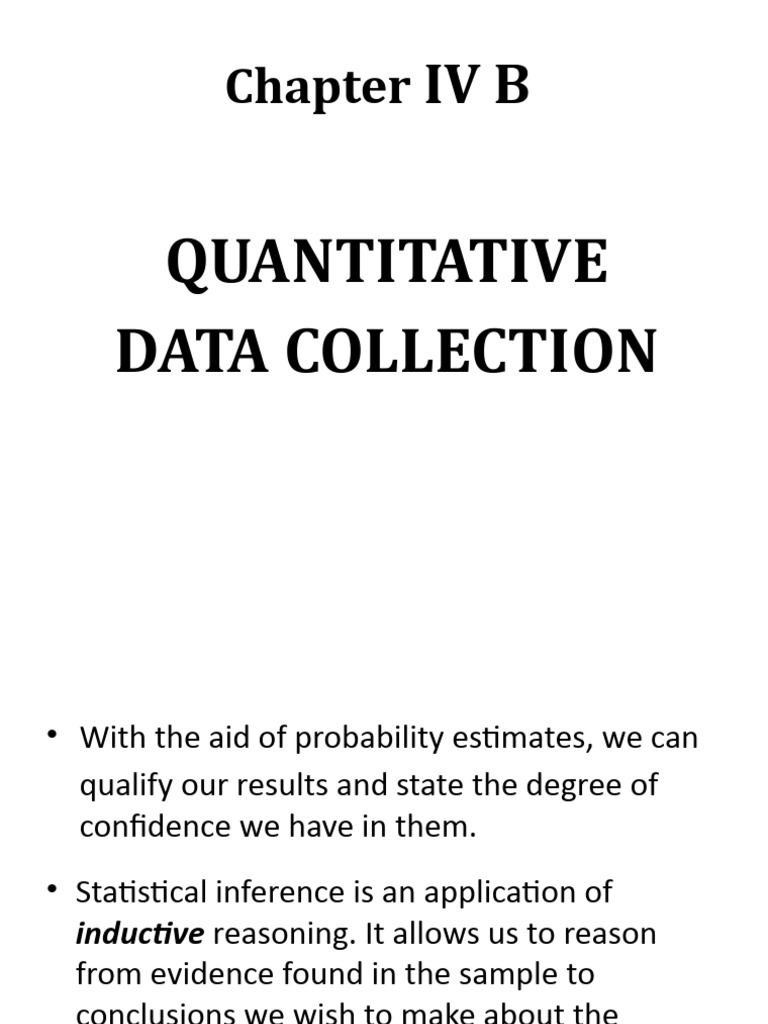 Chapter 4B QuanTitative | PDF | Level Of Measurement | Statistics