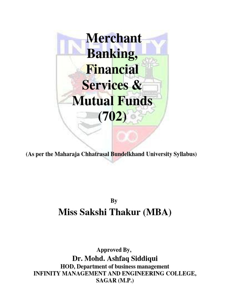 Merchant Banking, Financial Services & Mutual Funds Notes | PDF ...