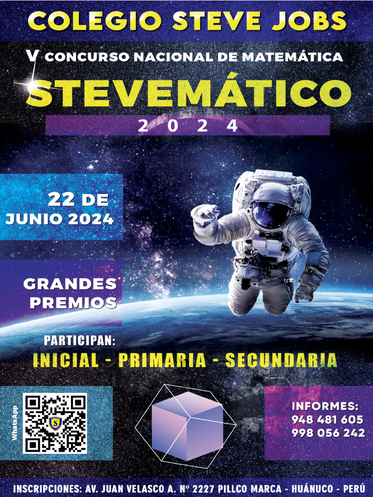 Bases Del Concurso Matematica SJ 2024 | PDF