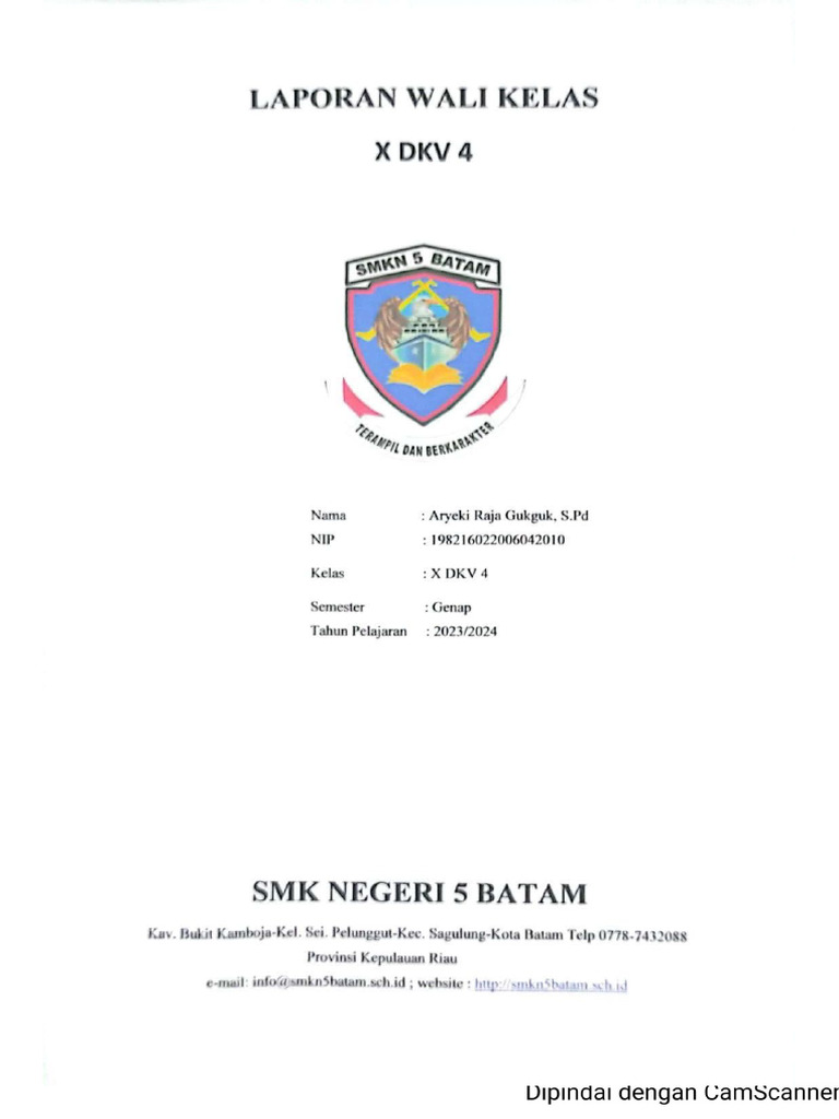 Laporan Dan SK Walas | PDF