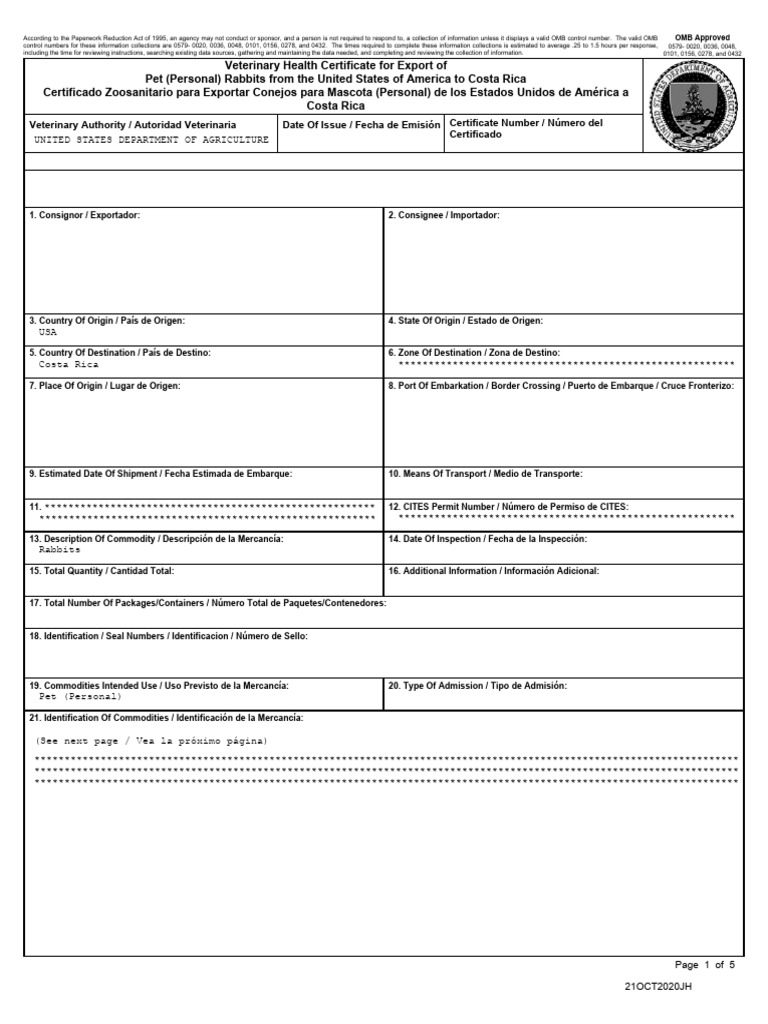 Costa Rica Rabbit | PDF