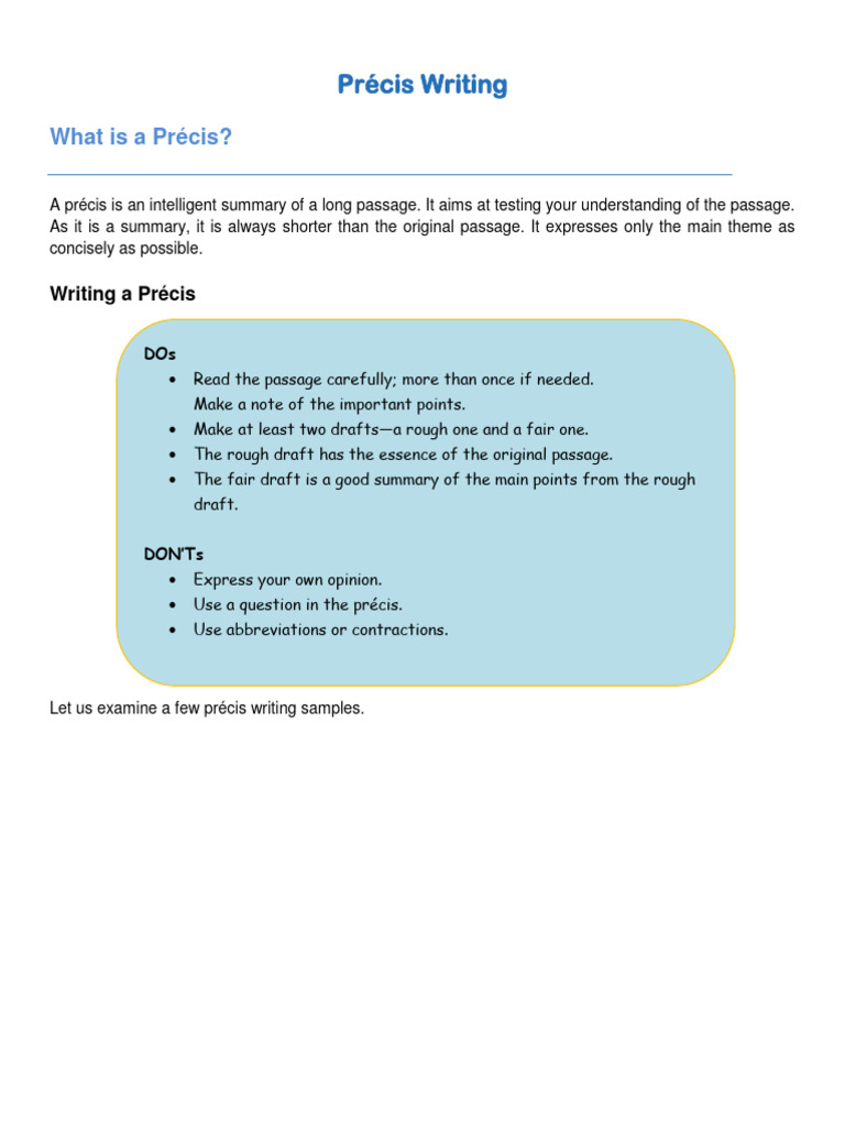 Précis Writing | PDF | Coffee | Climate Change