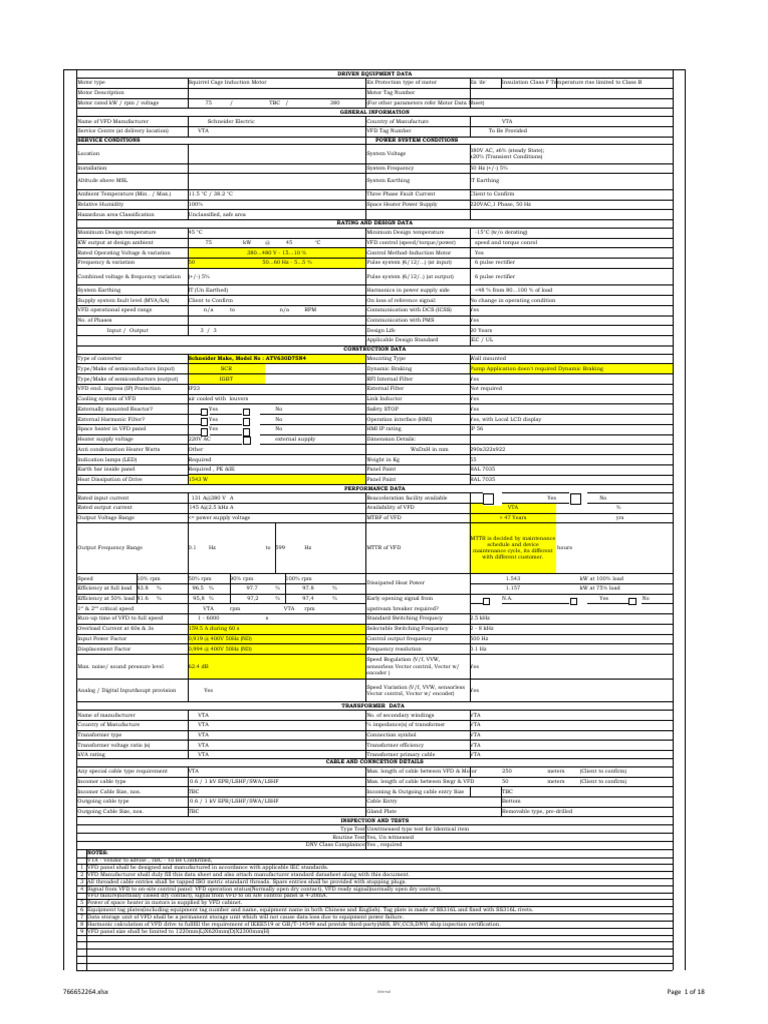 Anvira - Filled - VFD Datasheet - Rexel - R2 | PDF | Electric Motor ...