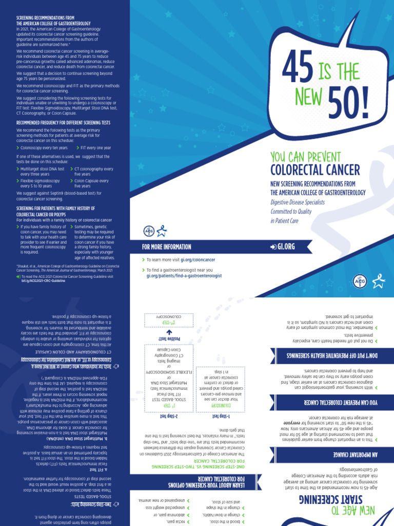 22CRC-45new50-Brochure-Trifold-PRINT | Download Free PDF | Colorectal ...