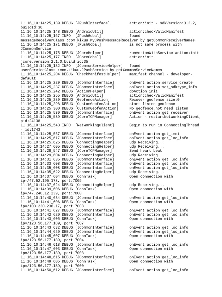 .Jpush-20191116 1033 1 | PDF | System Software | Process (Computing)