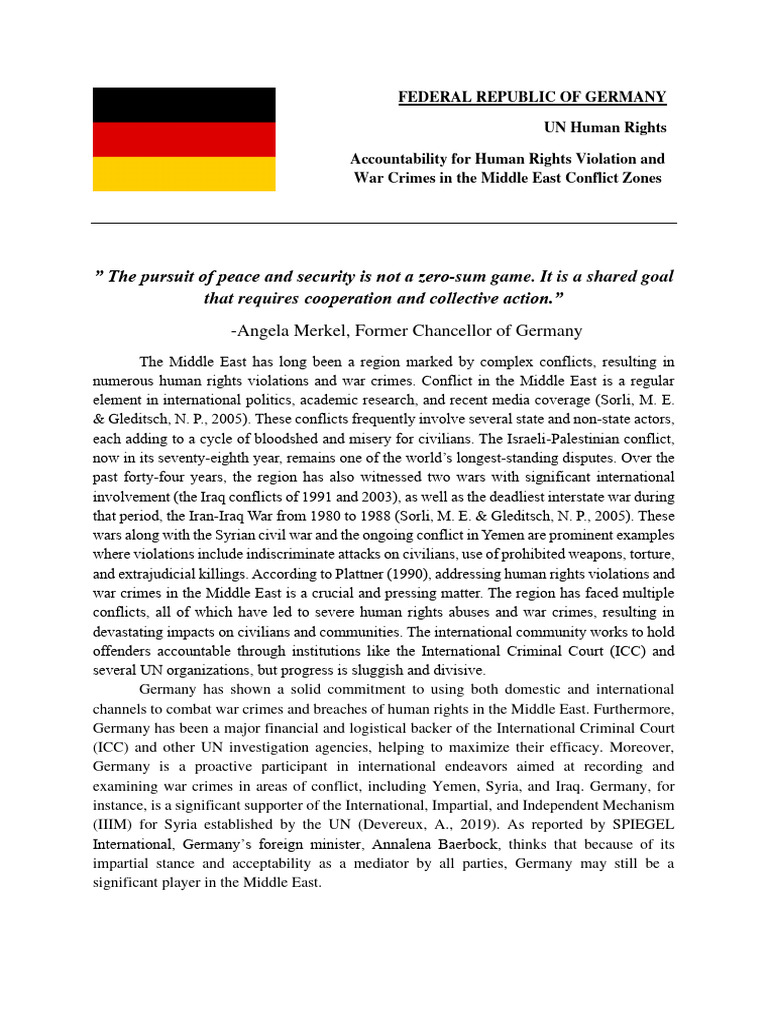 PosPap Germany Revisi | PDF | War Crime | Human Rights