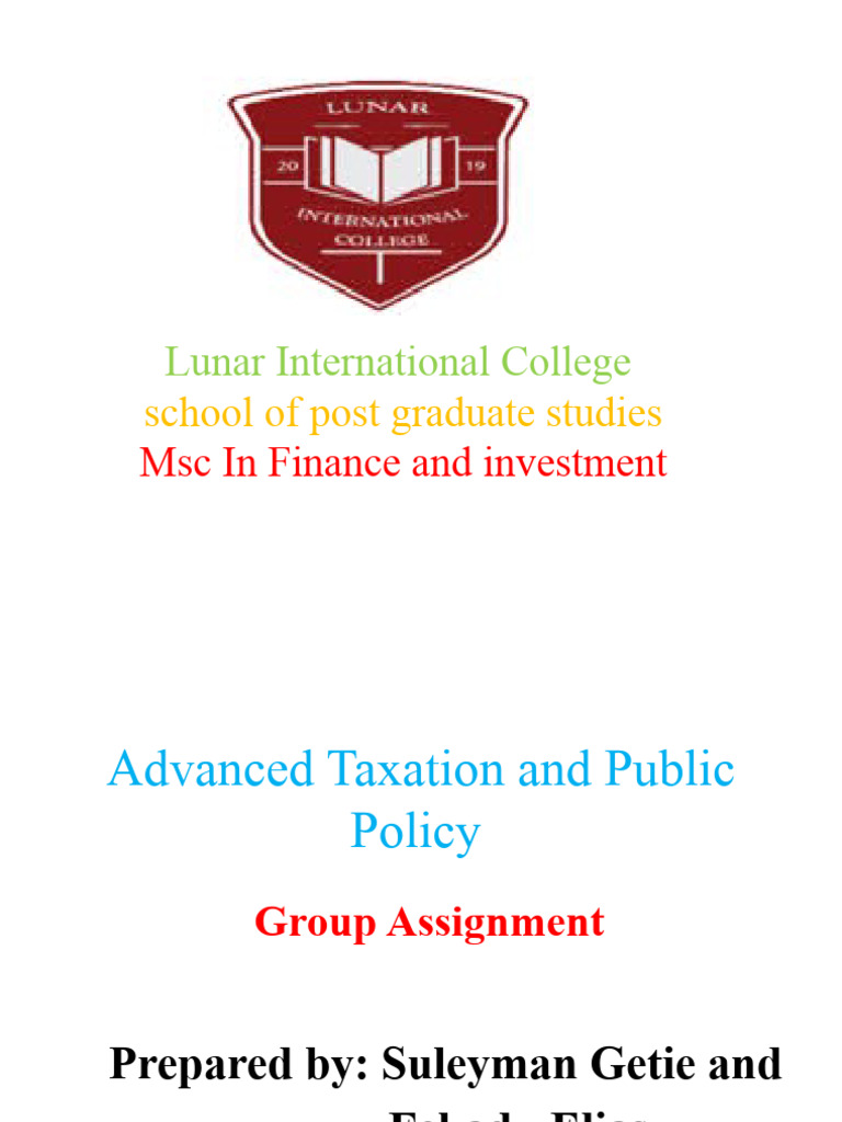 Attachment | PDF | Taxes | Public Finance