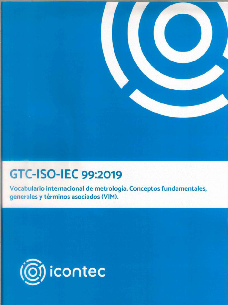 GTC-ISO-IEC 99 2019 Vocabulario Internacional de Metrologia | PDF