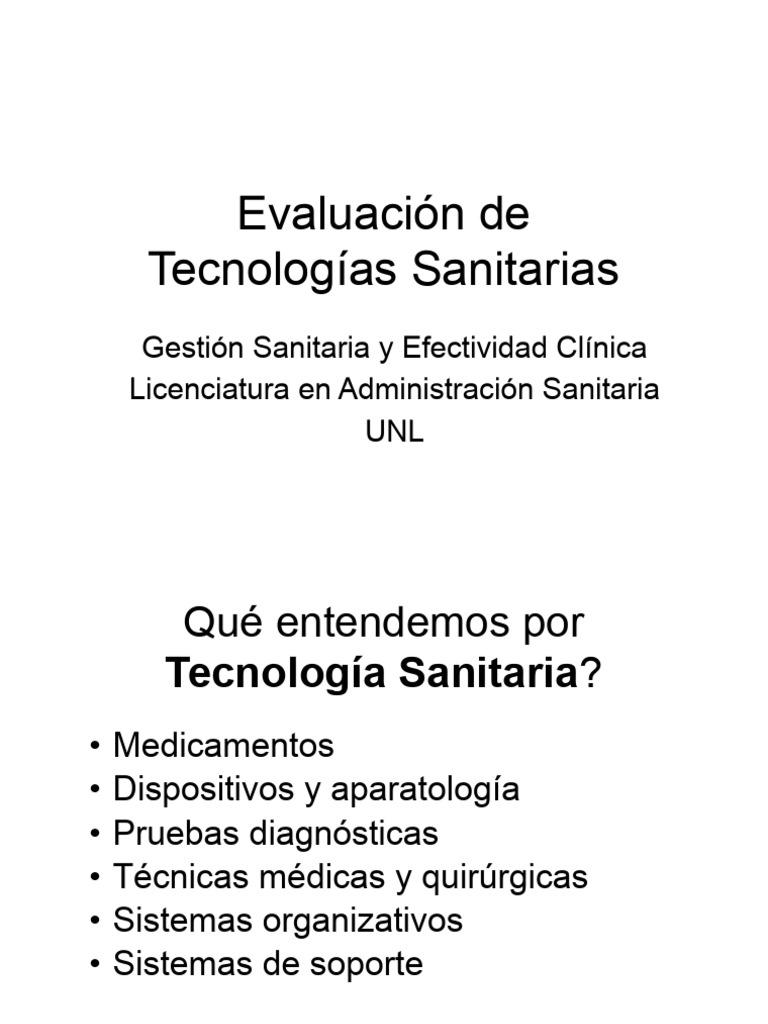 Evaluacion de Tecnologia Sanitaria | PDF | Sensibilidad y especificidad | Ensayo clínico