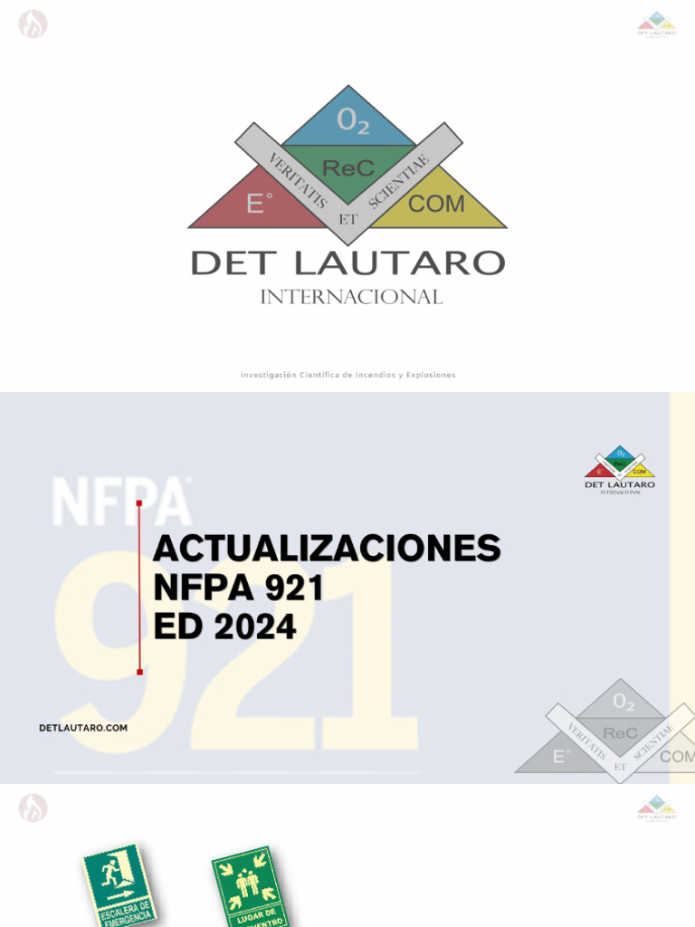 NFPA 921: Guía de Investigación 2024 | PDF | Administración de ...