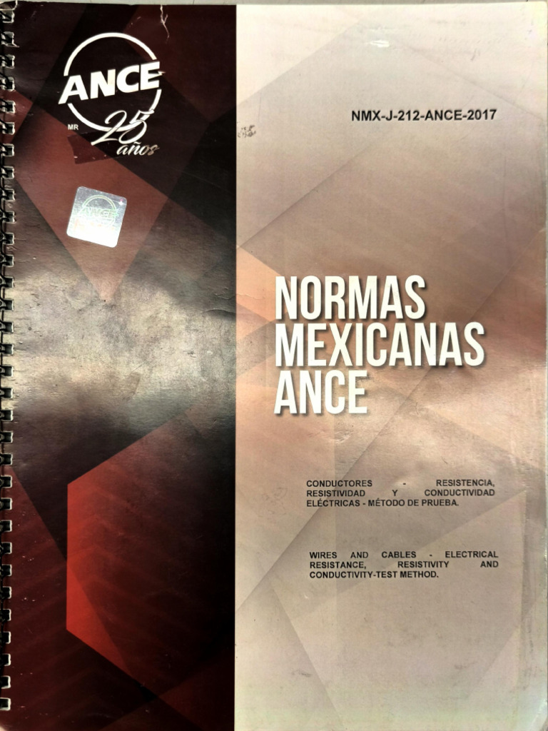 Normas Mexicanas ANCE 1 | PDF