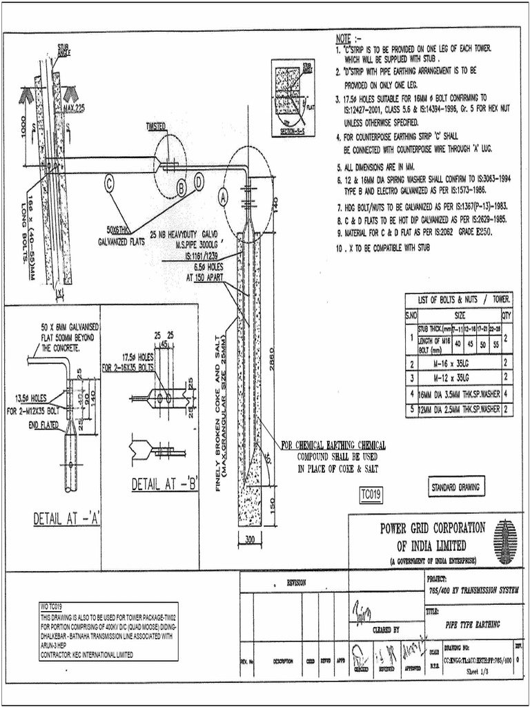 400kV Transmission Line Drawing | PDF