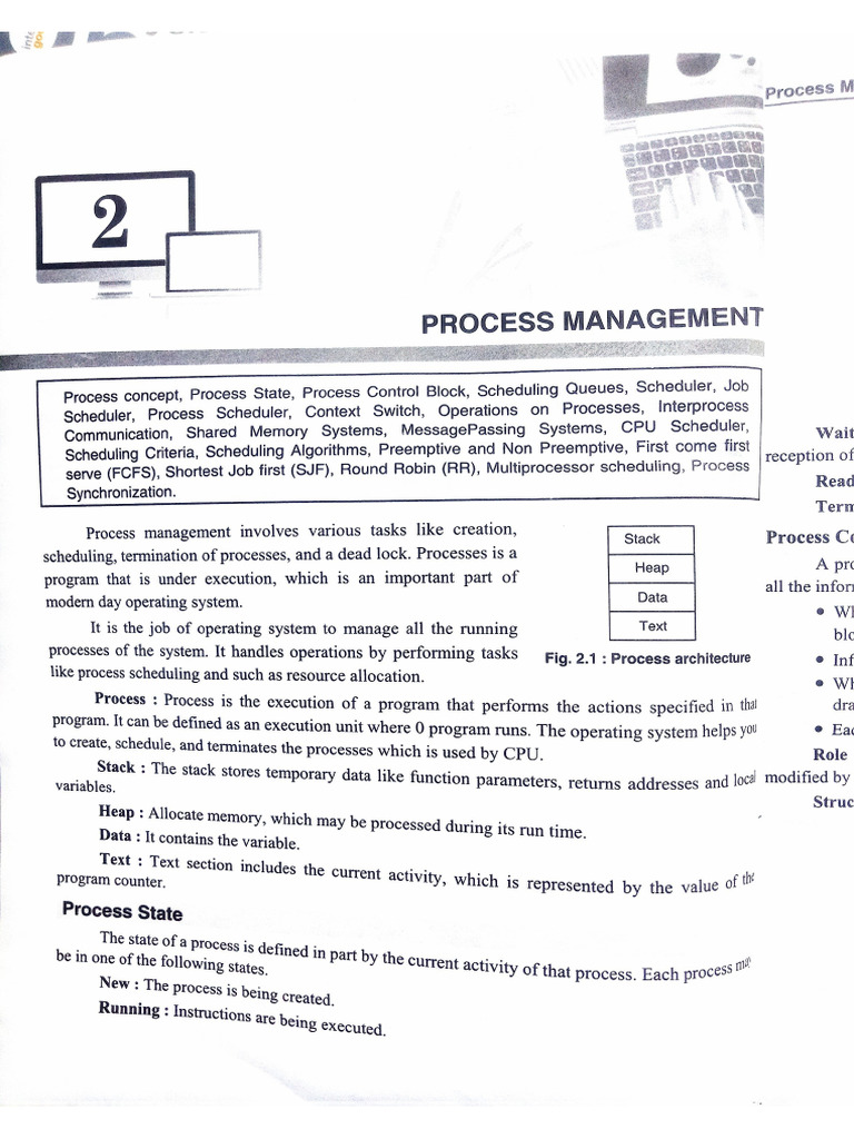 OPERATING System 2nd Chapter | PDF